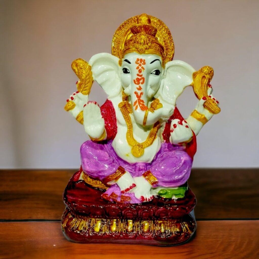 Shree Ganesha Holy Marble Dust Murthy/Idol - 10 Cm - India's Biggest ...
