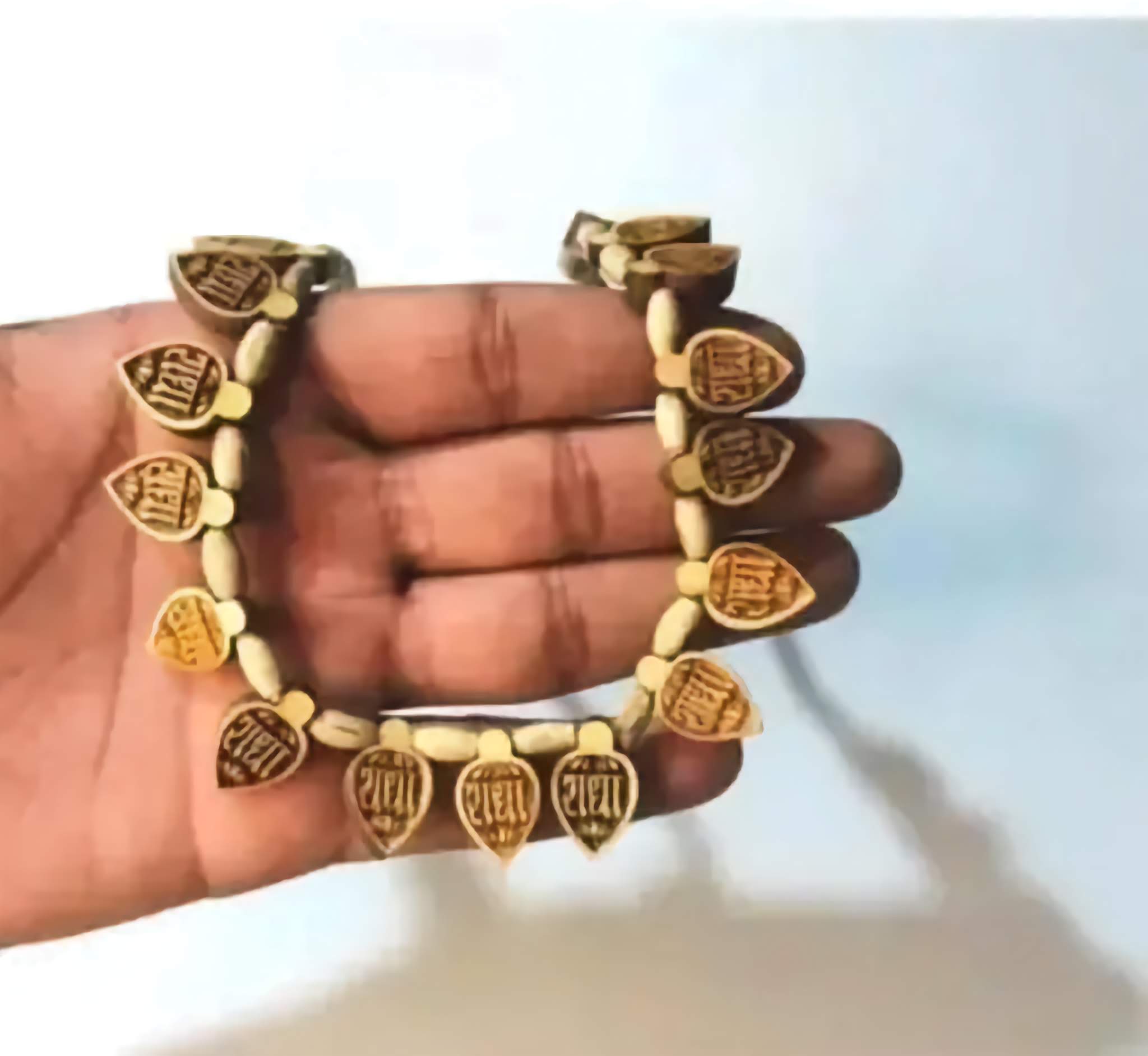 Pure Original Tulsi Radha Necklace Chain - Tulsi Chain - Iskon Tulsi ...